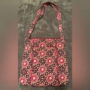 Vera Bradley | Bags | Vera Bradley Raspberry Medallion Crossbody Purse ...